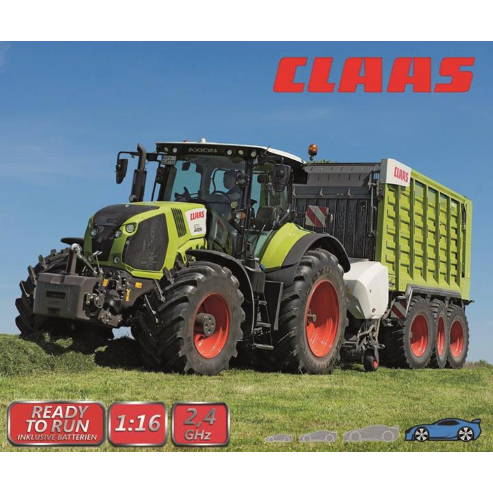 RC Traktor Claas mit Anhänger